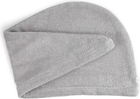 Bavlněný froté turban do sauny a wellness Comfort světle šedý