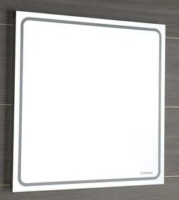 Sapho Sapho, Zrcadlo GEMINI s LED osvětlením 55x55cm, GM055