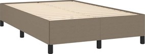Box spring postel s matrací taupe 120x190 cm textil 3269871