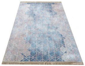 Moderní vzorovaný koberec s abstraktním motivem Šířka: 80 cm | Délka: 150 cm