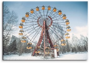 Obraz ruské kolo - Černobyl Velikost (šířka x výška): 120x80 cm