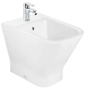 Roca The Gap - Stojící bidet, s přepadem, otvor pro baterii, bílá A357477000