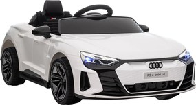 HOMCOM Dětské elektrické auto 12V s dálkovým ovládáním 2,4 GHz, 2 motory, vůz pro děti s 4 odpruženými koly, klaksonem, světlomety, hudbou, měkkým zač