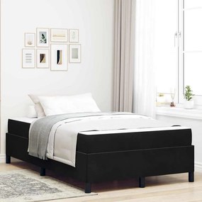 Rám postele Černá 120 x 190 cm textil 3399050