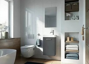 German Sada koupelnového nábytku / 40 x 60 x 22 cm / lesk / antracitová