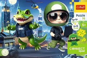 TREFL Puzzle Connect Squad: Mark / 70 dílků / s figurkou