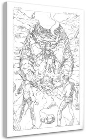 Gario Obraz na plátně Obrovský energetický komiks - Saqman Rozměry: 40 x 60 cm