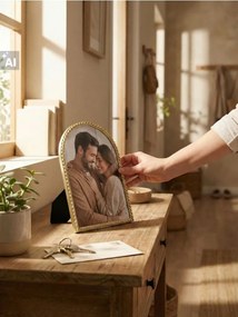 Sinsay - Rámeček na fotografie s obloukovým tvarem - zlatá