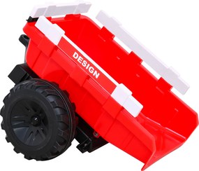Ramiz Traktor s přívěsem 720-T červený