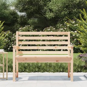 Zahradní lavice 109 x 48 x 91,5 cm masivní borové dřevo