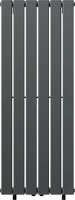 Mexen Boston dekorativní radiátor 1200 x 452 mm, 611 W, antracit - W213-1200-452-00-66