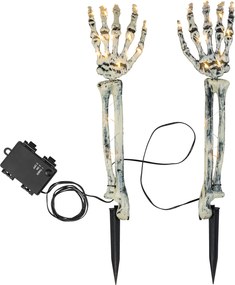 Halloweenská LED dekorace (ruce kostra)