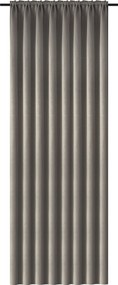 Závěs OXFORD 140x270 cm, šedohnědý Zavěšení: Řasící páska
