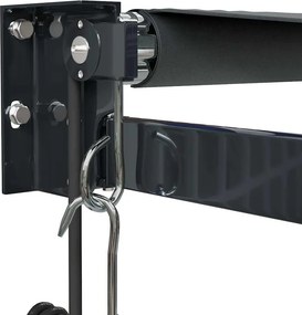 Automatická zatahovací markýza antracitová 4,5 x 3 m 3154514