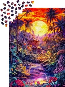 ENJOY Puzzle Soumrak v džungli / 1000 dílků / od 14 let