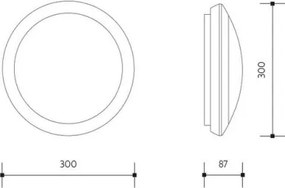 Svítidlo Panlux ZEUS LED 16W IP66 PN31300086