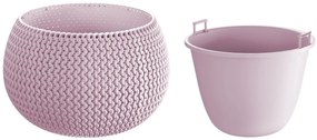 PRO Květináč s vkladem SPLOFY BOWL světle fialový 47,8 cm