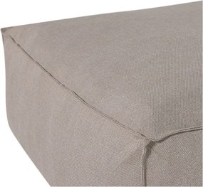 Šedobéžové polstrované zahradní lehátko Velora – WOOOD