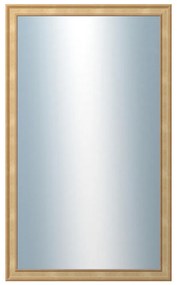 DANTIK - Zarámované zrcadlo - rozměr s rámem cca 60x100 cm z lišty TOOTH malá zlatá (3161)