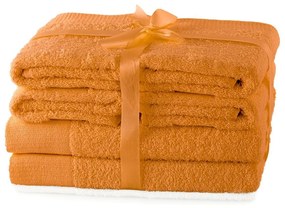Set ručníků AmeliaHome Amary oranžové