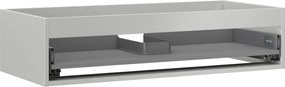 Mexen Box-A, závěsná skříňka 100 cm, 1 zásuvka, šedá matná, 91AX0-1000-235-1-62
