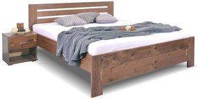 Zvýšená postel z masivu Rita, masiv smrk, 200x200 cm