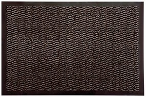 Vesna | Vstupní čistící rohožka LEYLA 60 PC hnědá/černá, rozměr 40x60 cm