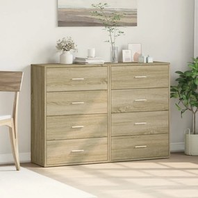 Příborníky 2 ks dub sonoma 60 x 31 x 84 cm kompozitní dřevo 3276583