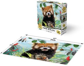 PRIME 3D PUZZLE - Červená panda 48 dílků
