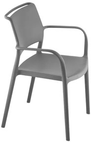 PEDRALI - Židle s područkami ARA 315 DS - antracit