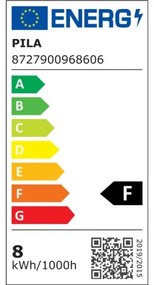 LED žárovka E27 PILA A60 FR 8W (60W) neutrální bílá (4000K)