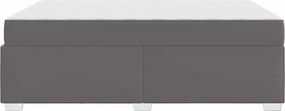 Rám postele Šedá 140 x 200 cm PVC 3399240