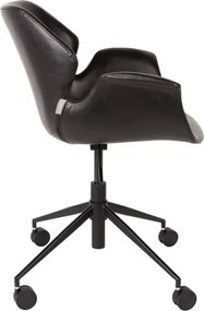 Černá kancelářská židle Zuiver Office Chair Nikki