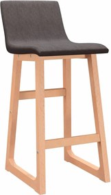 Barové židle Myhill - 2 ks - textil | taupe