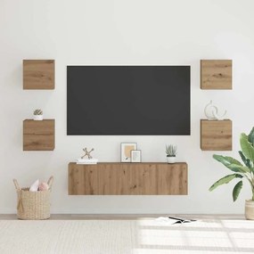 Sestava TV skříněk 6 ks Artisanový dub Kompozitní dřevo 3393143
