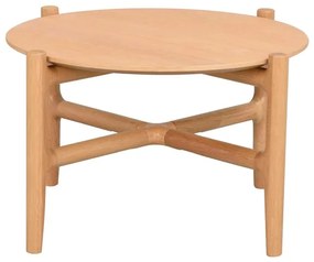 Přírodní dubový konferenční stolek Rowico Hornis S