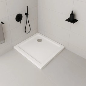 Erga Laos, čtvercová sprchová vanička 90x90x5cm, akrylát, bílá lesklá, ERG-V06-ACR-9090S-WH-CR