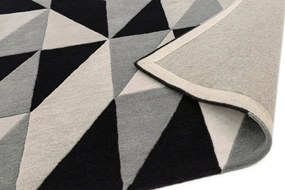 Černý  koberec Jigsaw Flag Grey Rozměry: 160x230 cm