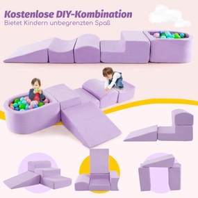 Costway 5 TLG. Pěnové stavební bloky Obří stavební bloky s prohlubní pro míče