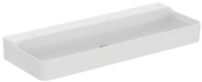 Ideal Standard Conca Ceram - Dvojumyvadlo 1200x450 mm, bez přepadu, bez otvoru pro baterie, bílá T380901