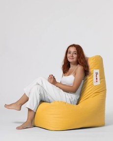 Atelier del Sofa Zahradní sedací vak Diamond - Yellow, Žlutá