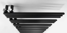 Aqualine Poseidon otopné těleso rovné 550 x 1740 mm černá mat PS517B