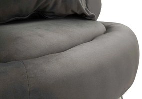 Designové křeslo Harmony šedé