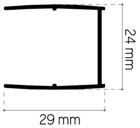 Glass 1989 Soho - Sprchový kout otevíravé dveře, velikost vaničky 100 cm, profily chromové, čiré sklo, GQW0005T500