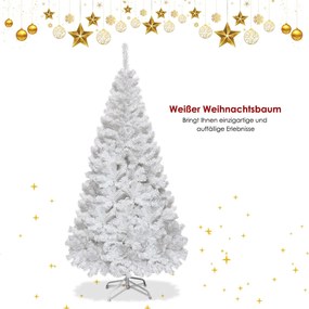 Costway Christmas Tree Umělý vánoční stromek s kovovým stojanem