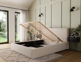 Pesillo postel + Dřevěný rám/Standardní zdvih/kontejner 140x200