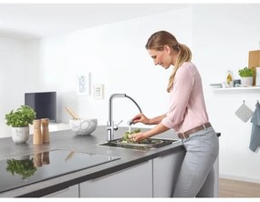 GROHE 31539000 - Dřezová baterie BLUE HOME L-výpusť lesklý chrom