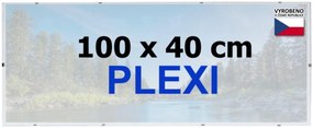 Příslušenství k puzzle bfhm rám na puzzle euroclip, 100 x 40 cm, plexisklo