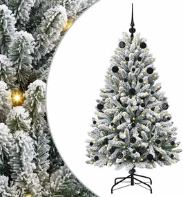 Umělý vánoční stromeček 150 cm 150 LED Teplá bílá PVC a ocel 3395740