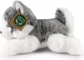 RAPPA Plyšový pes husky ležící 20 cm / ECO-FRIENDLY  / od 0 let